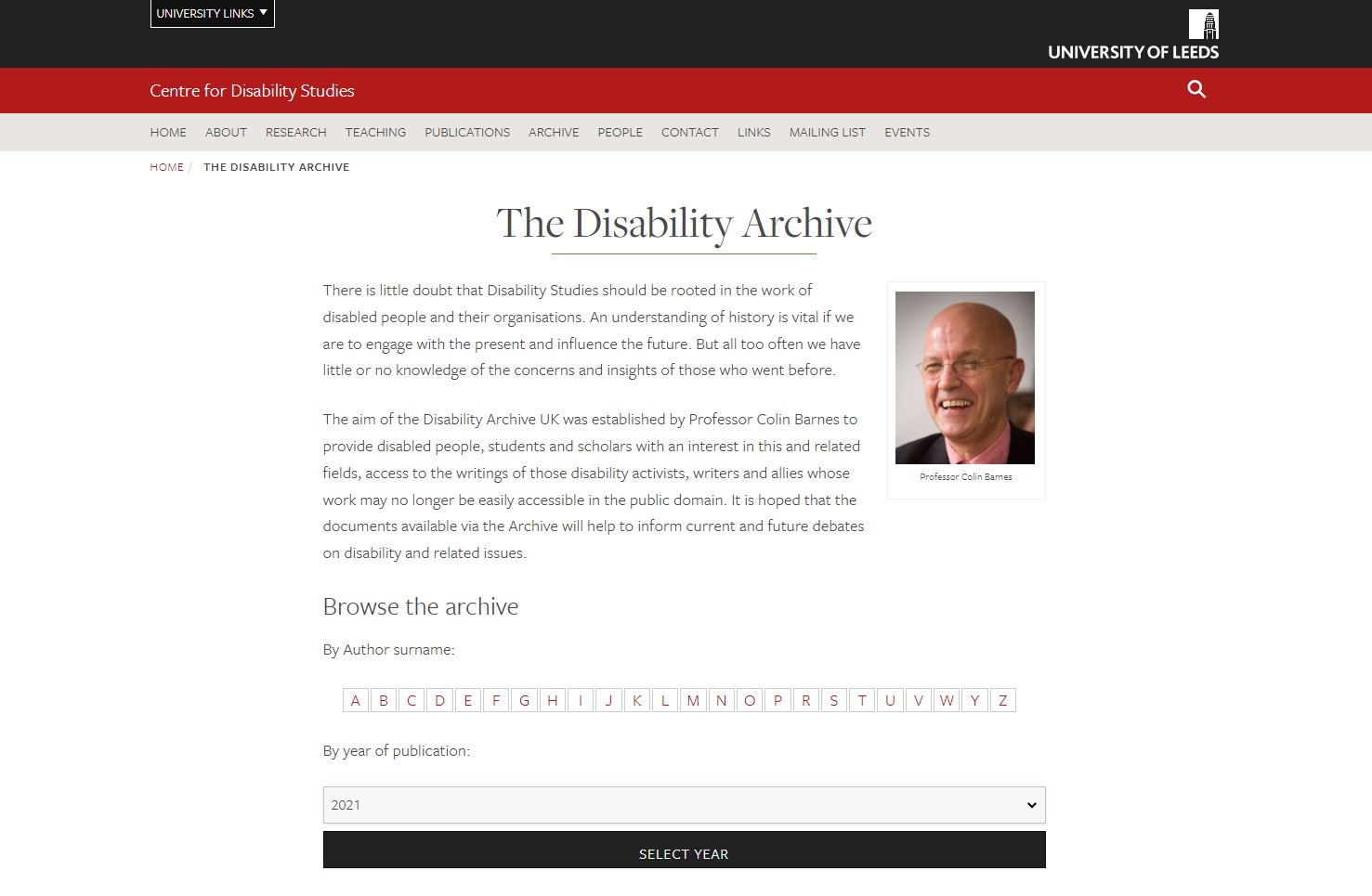 The Disability Archive UK – The American Archivist Reviews Portal