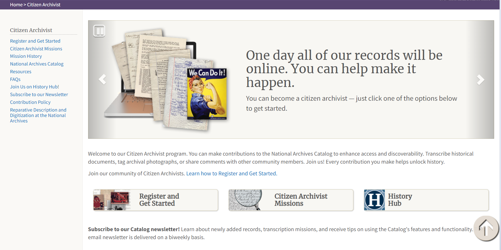 Citizen Archivist – The American Archivist Reviews Portal